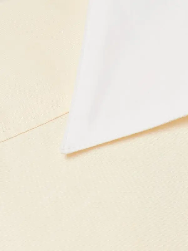 Another Tomorrow Organic Cotton-poplin Shirt