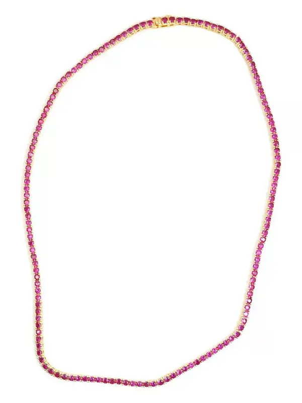 IZABEL DISPLAY Tennis Necklace - Pink