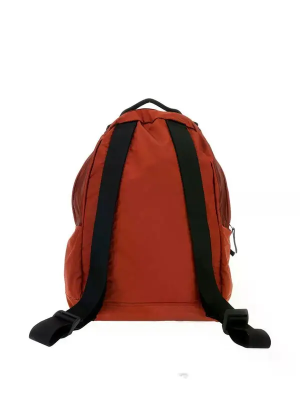 Stone Island Logo-appliqué Backpack - Red