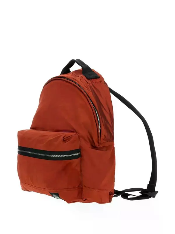 Stone Island Logo-appliqué Backpack - Red