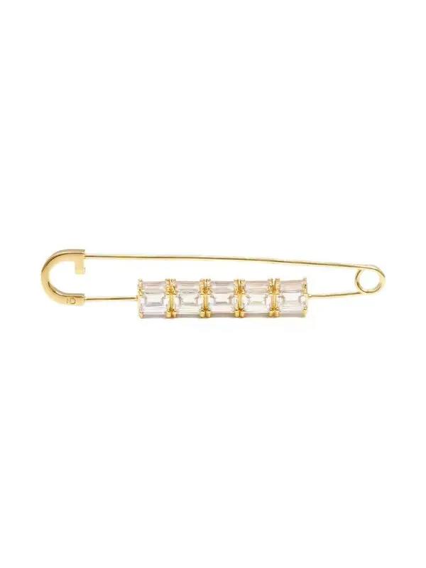 IZABEL DISPLAY Baguette Brooch - Gold
