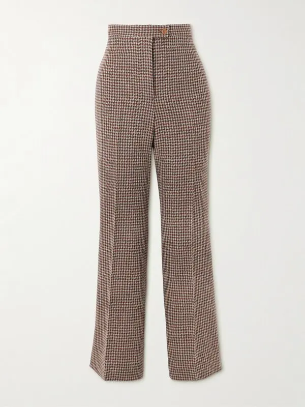 Giuliva Heritage Laura Houndstooth Wool Pants