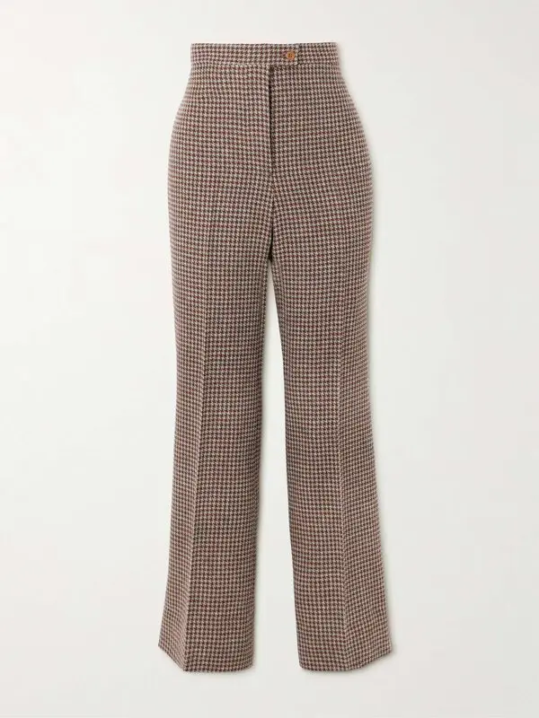 Giuliva Heritage Laura Houndstooth Wool Pants