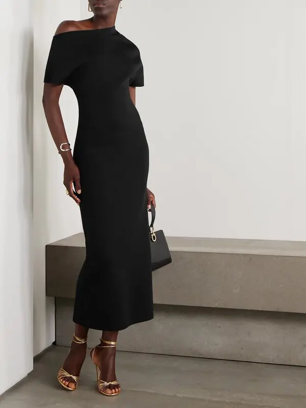 RÓHE Asymmetric Jersey Dress