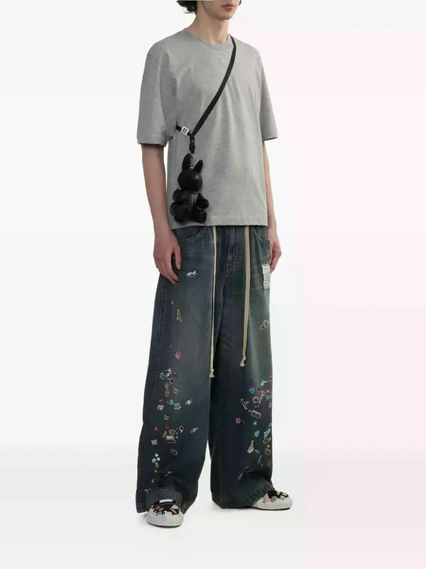 Mihara Yasuhiro Rabbit Shoulder Bag - Black