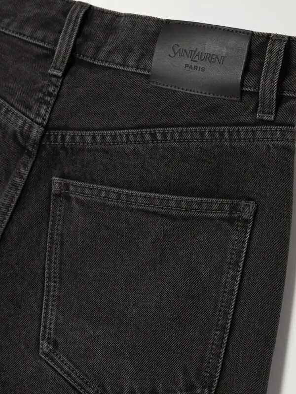 Saint Laurent Straight-leg Jeans - Black