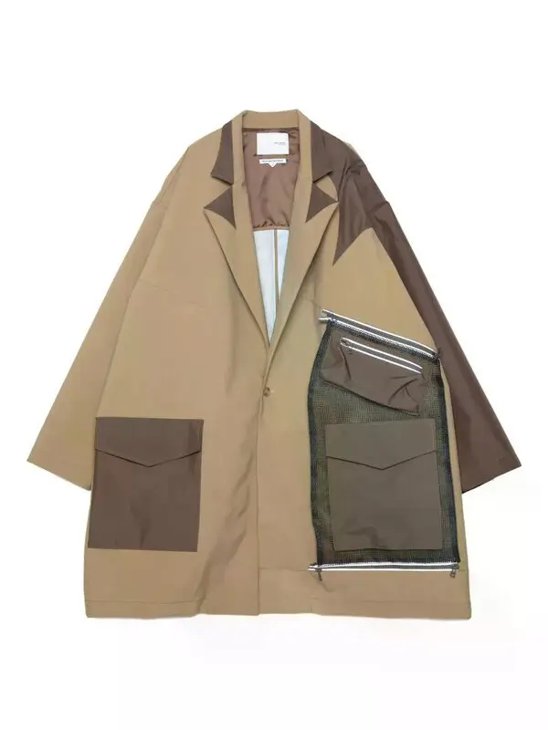 YOSHIOKUBO Pocket-paneled Overcoat