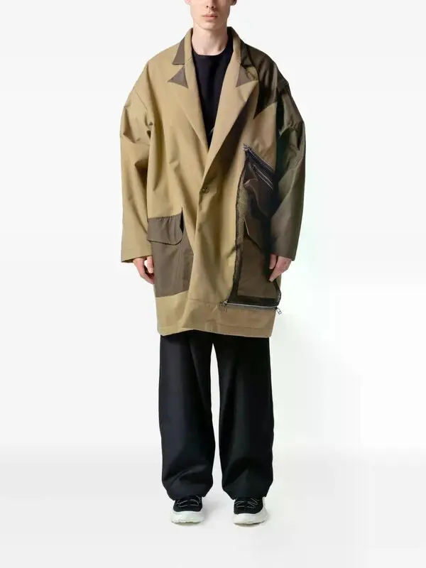 YOSHIOKUBO Pocket-paneled Overcoat