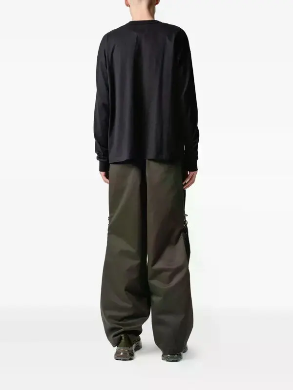 YOSHIOKUBO Lace-up Panel Trousers