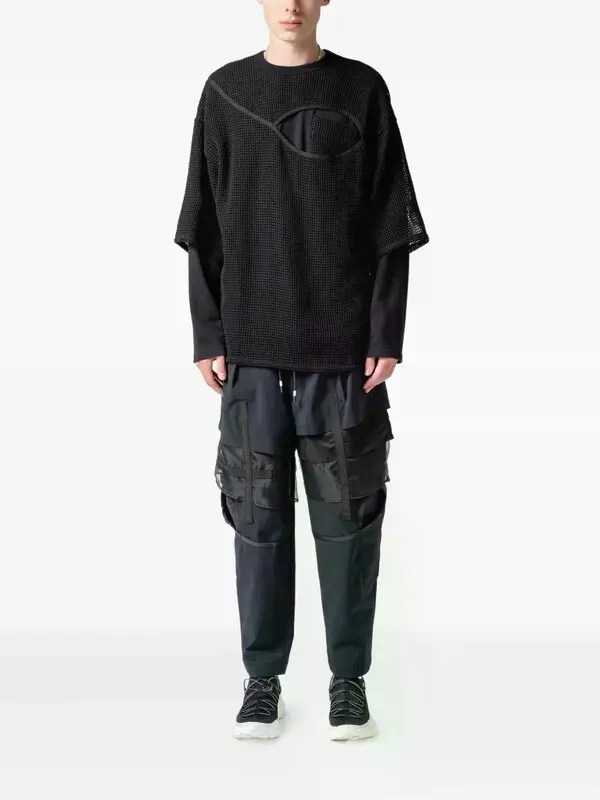 YOSHIOKUBO Layered-panel Trousers