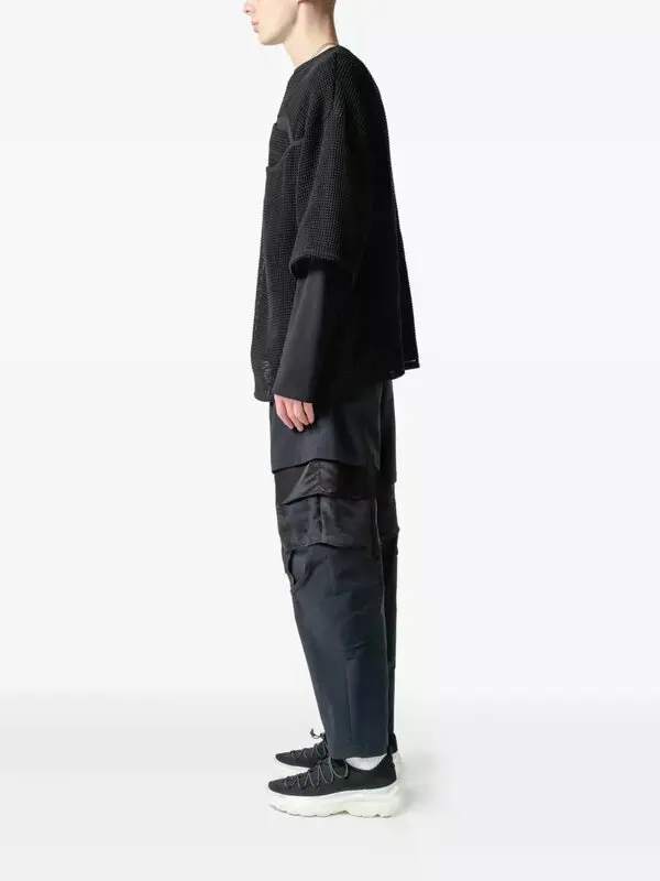 YOSHIOKUBO Layered-panel Trousers
