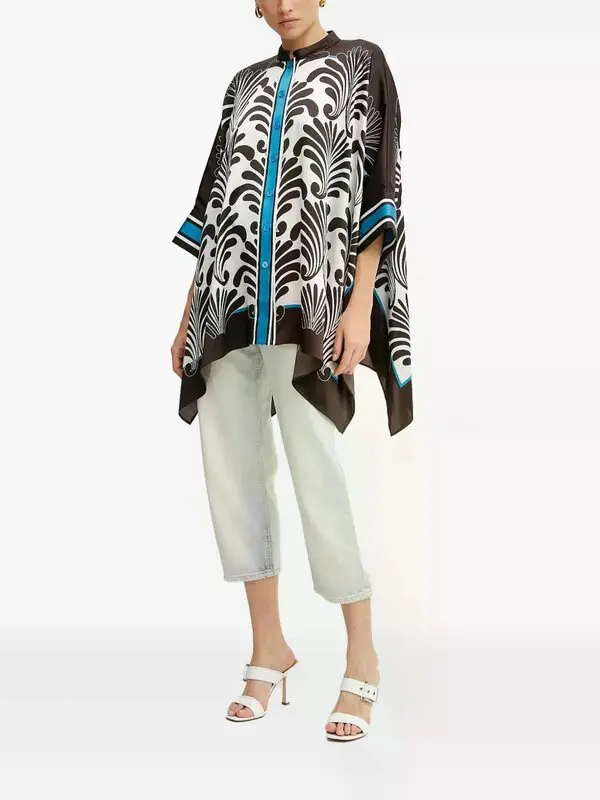 Luisa Spagnoli Leaf-print Top