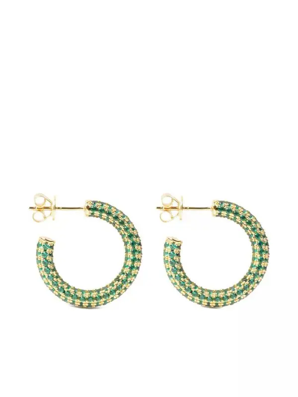 IZABEL DISPLAY Hoop Earrings - Green