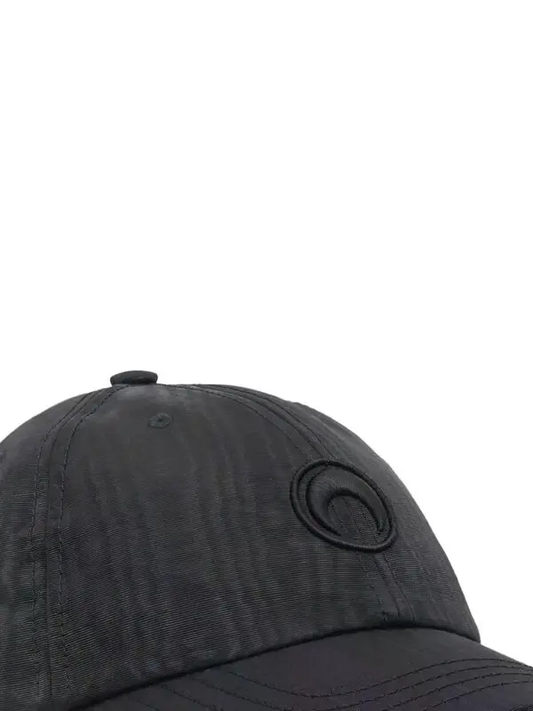 MARINE SERRE Moiré Logo Baseball Cap - Black