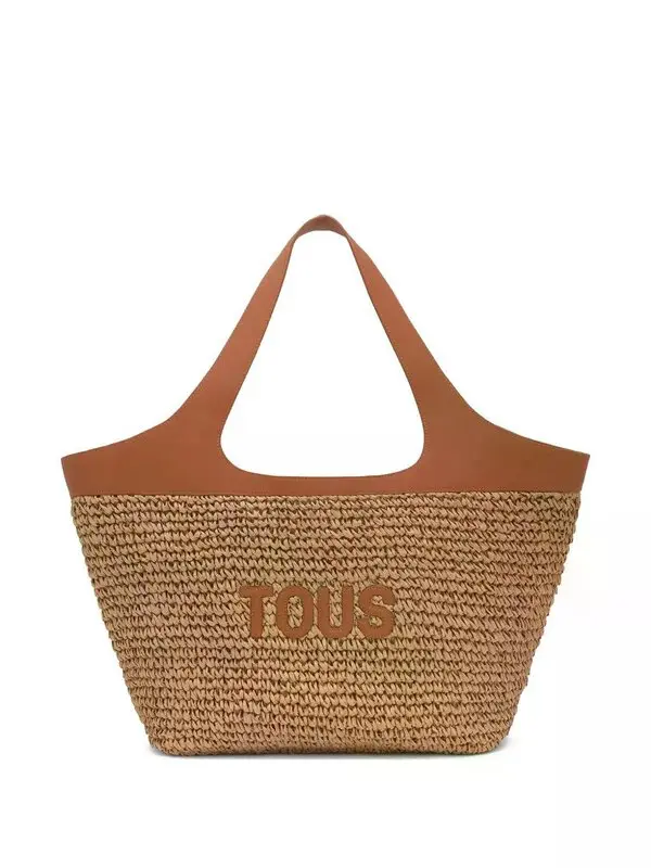 TOUS Large Raffia Tote Bag