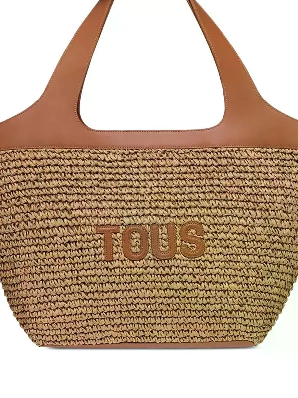 TOUS Large Raffia Tote Bag