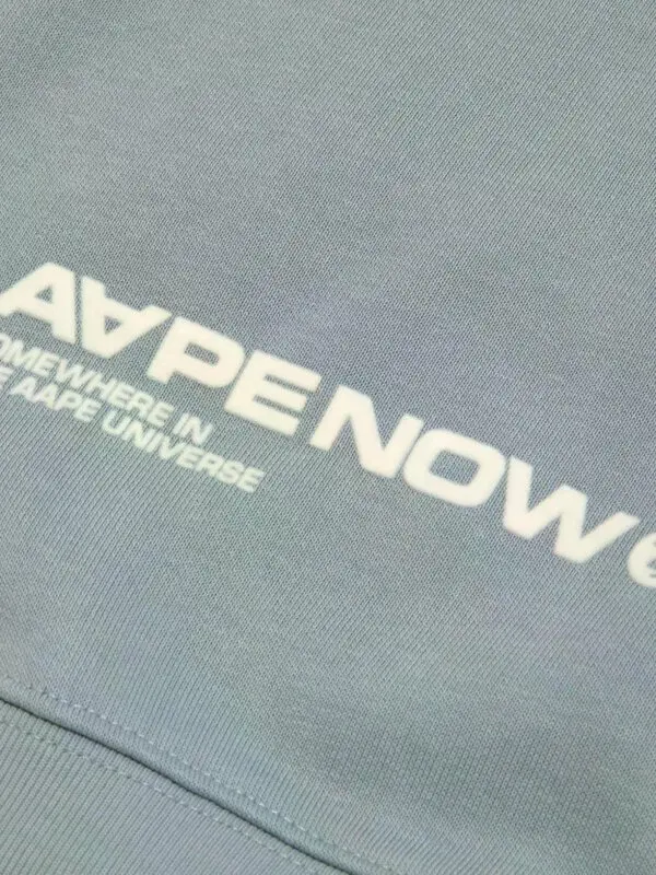 AAPE BY *A BATHING APE Ape Now 9 Logo Sweatshirt - Grey