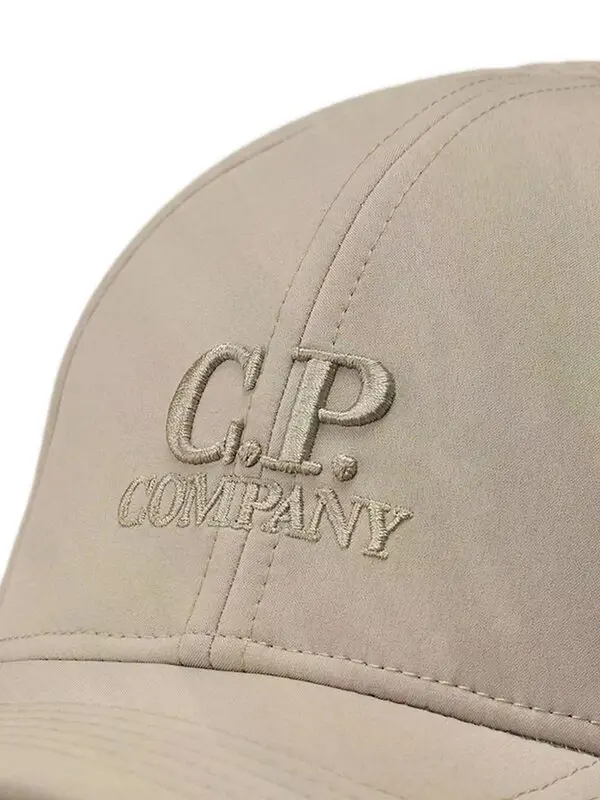 C.P. COMPANY Logo-embroidered Baseball Cap - Neutrals