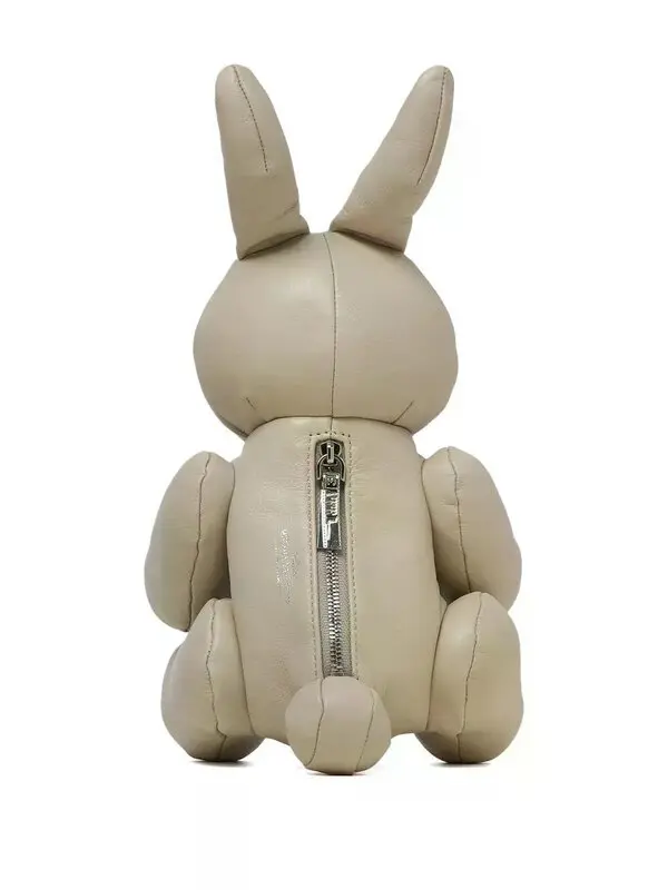 Mihara Yasuhiro Dolls Rabbit Hug Leather Messenger Bag - Neutrals