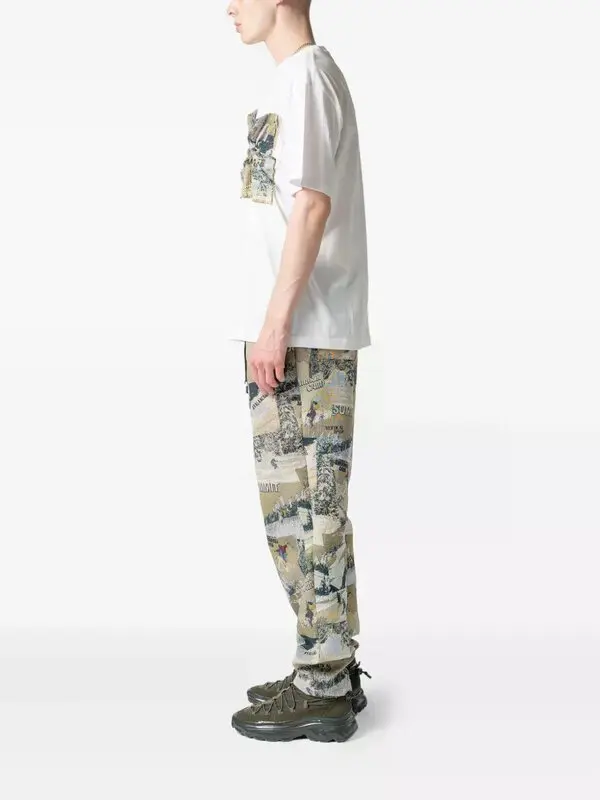 YOSHIOKUBO Graphic Print Trousers