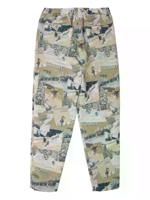 YOSHIOKUBO Graphic Print Trousers