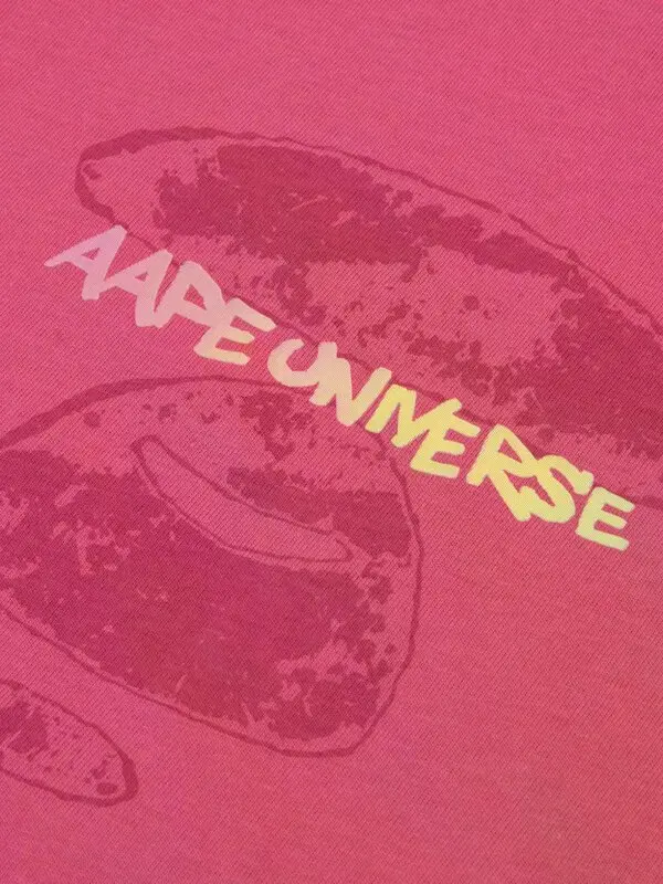 AAPE BY *A BATHING APE Long-sleeved T-shirt - Pink