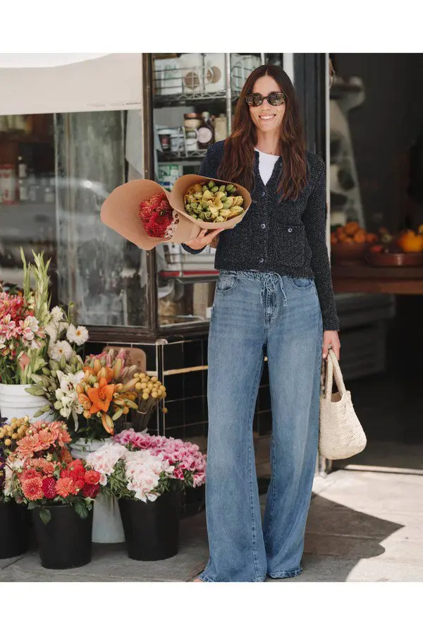 Splendid Andrea Chenille Crop Cardigan - Black