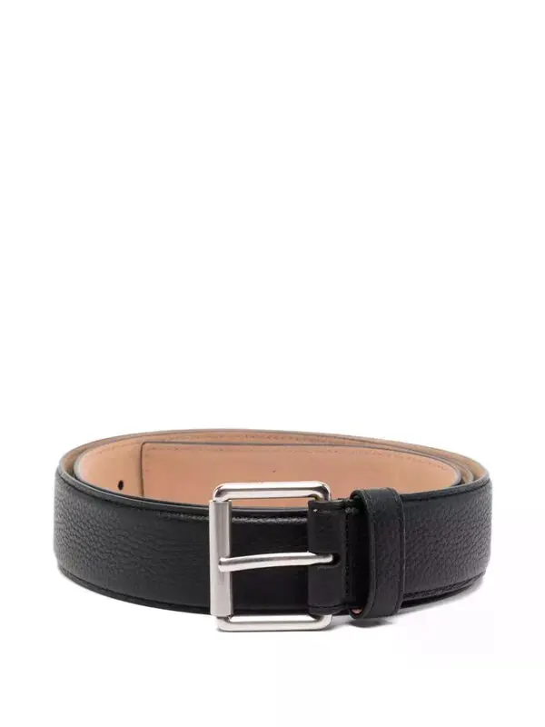 Michael Kors Pebbled Leather Belt - Black