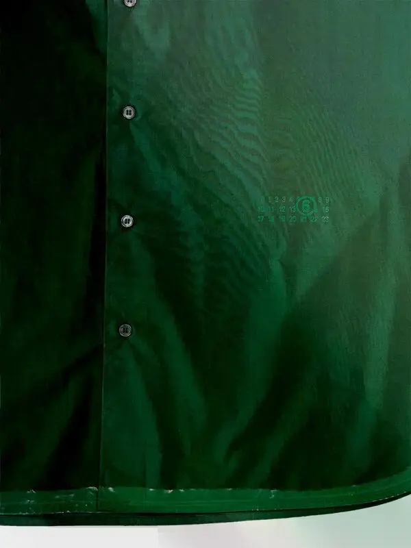 MAISON MARGIELA Button-up Cotton Shirt - Green