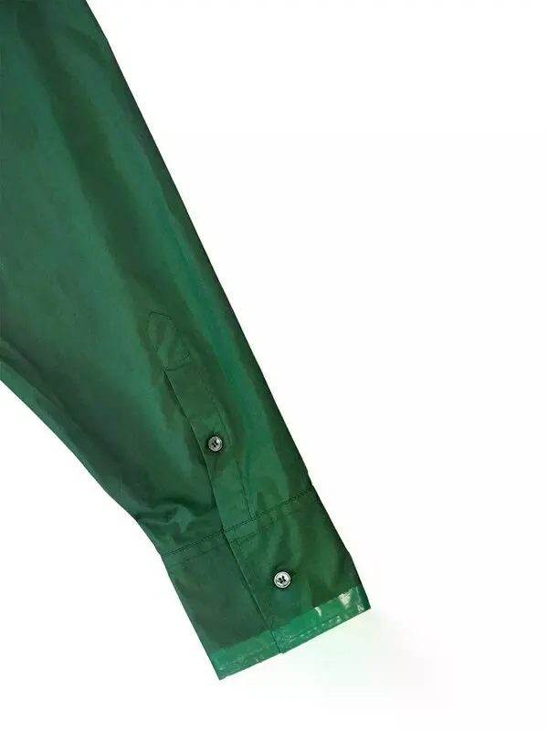 MAISON MARGIELA Button-up Cotton Shirt - Green