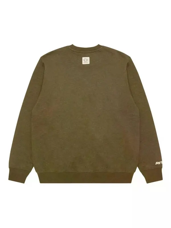 AAPE BY *A BATHING APE® Logo-patch Crew-neck Sweater
