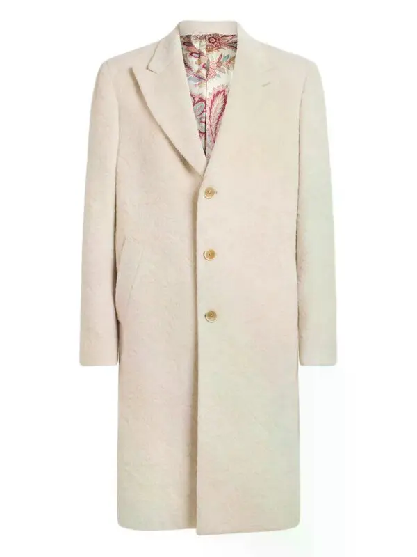 Etro Wool-blend Single-breasted Coat