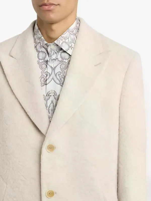 Etro Wool-blend Single-breasted Coat