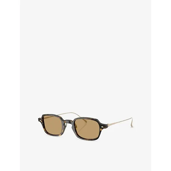 Giorgio Armani Rectangular-frame Sunglasses - Brown