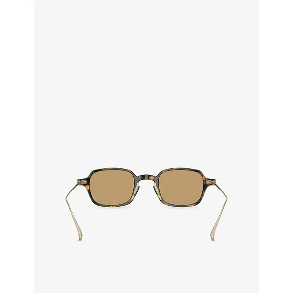 Giorgio Armani Rectangular-frame Sunglasses - Brown