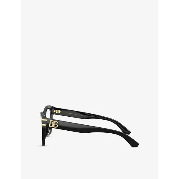 Dolce & Gabbana Square-frame Acetate Optical Glasses - Black