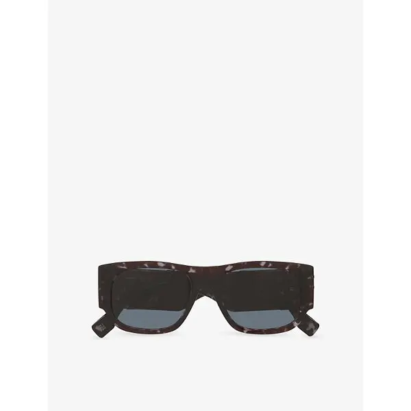 Fendi Diagonal Rectangular-frame Sunglasses