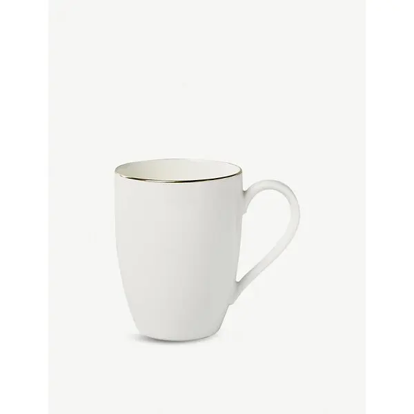 VILLEROY & BOCH Anmut Gold Porcelain Mug 350ml - White