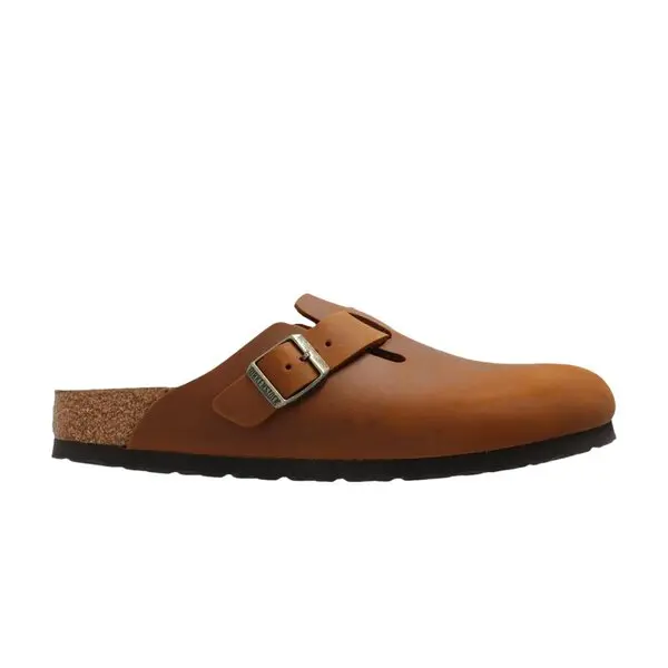 BIRKENSTOCK Boston Oiled Leather Clogs - Brown