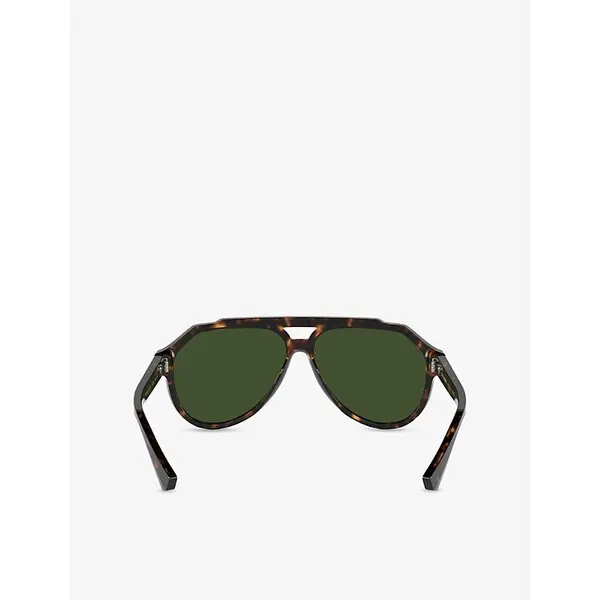 Dolce & Gabbana Dg4452 Aviator-frame Sunglasses