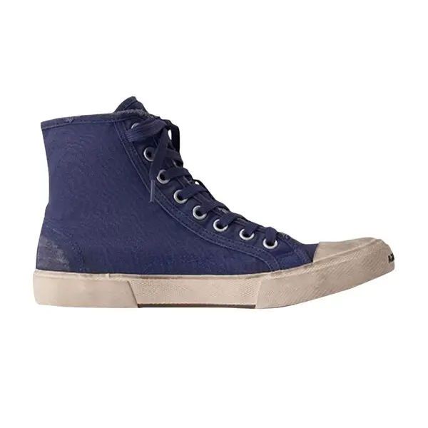 Balenciaga Paris High Destroyed - Blue