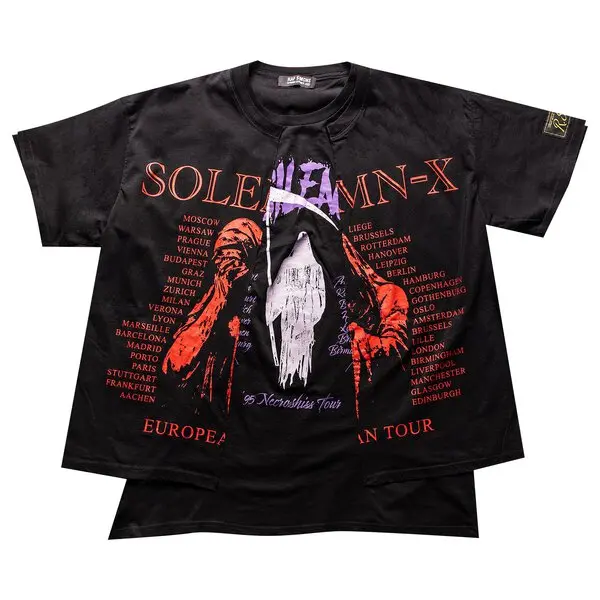 Raf Simons Solemn X Doubled T-shirt - Black
