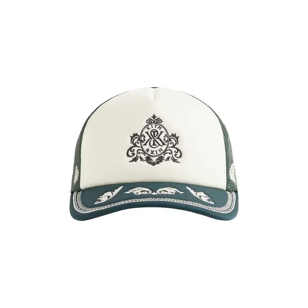 Kith Embroidered Nolan Trucker Hat - Green