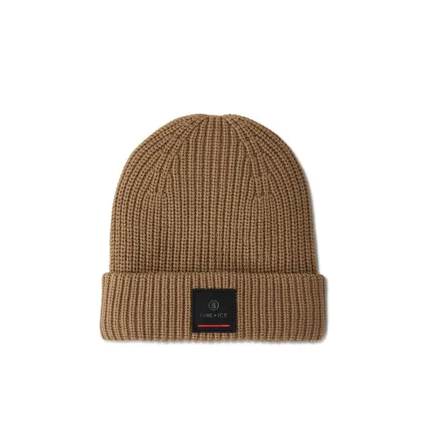 Bogner Kajus Ribbed Beanie - Caramel