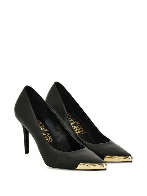 Versace Metallic-toe Pumps