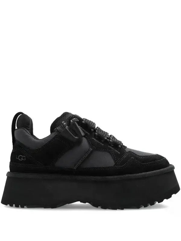 Ugg Astromel Leather Sneakers - Black - 24% Off | Editorialist