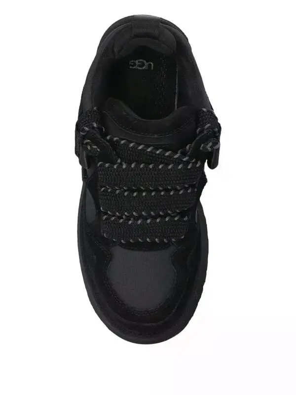 Ugg Astromel Leather Sneakers - Black - 18% Off | Editorialist