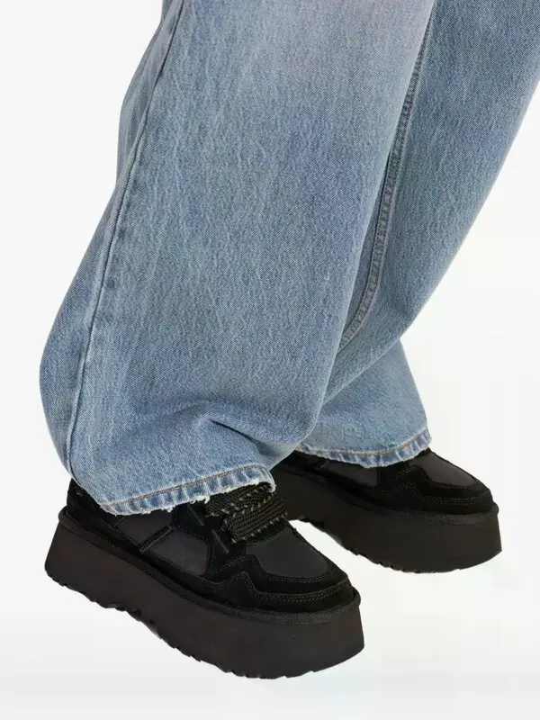 【UGG】W ASTROMEL （BLK）25cm Ugg Astromel Leather Sneakers - Black - 18% Off | Editorialist