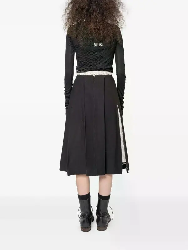 MULLER OF YOSHIOKUBO Mesh-layer Long-sleeve Top