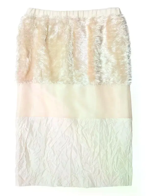 MULLER OF YOSHIOKUBO Panelled Mid-length Skirt - Neutrals